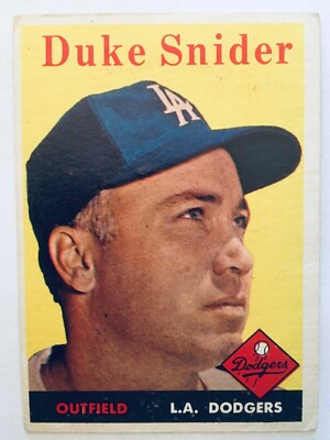 1958 Duke Snider #88 HOF Excellent Condition | eBay
