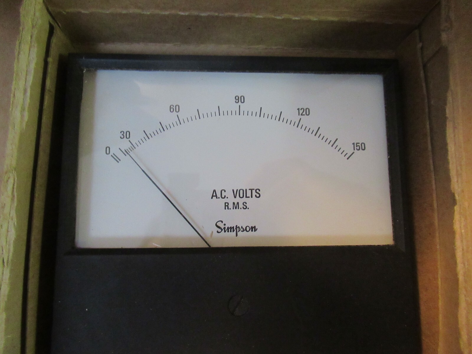 Large Vintage Bakelite Simpson AC 0-10 Amp Gauge 2154MD for sale online ...
