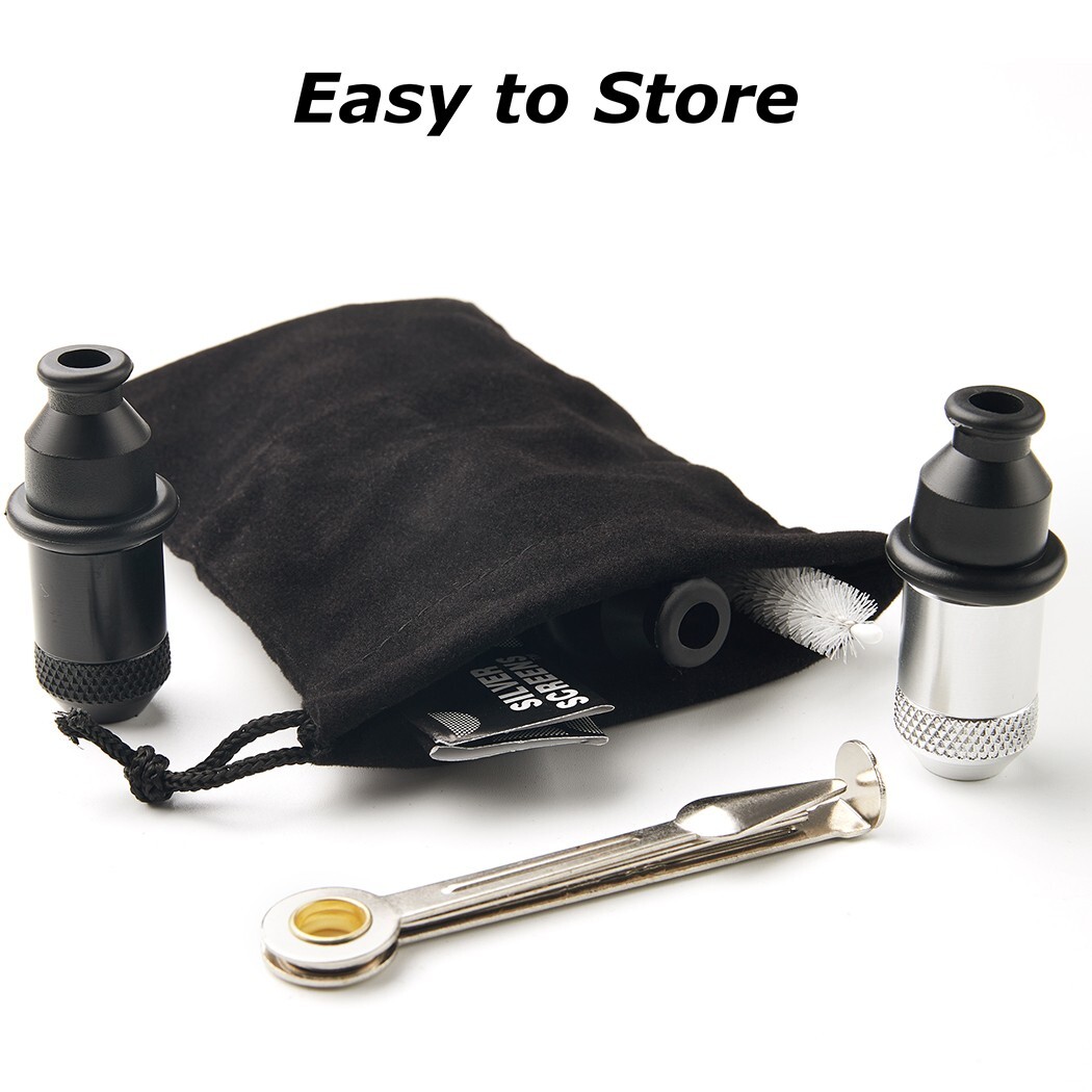 6 Pc Sneak a Toke Mini One Hitter Metal Tobacco Portable Smoking Pipe ...