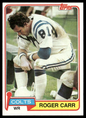 Roger Carr 1981 Topps #245 Baltimore Colts Football Card | eBay