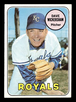 Dave Wickersham 1969 Topps #647 Kansas City Royals Ex | eBay