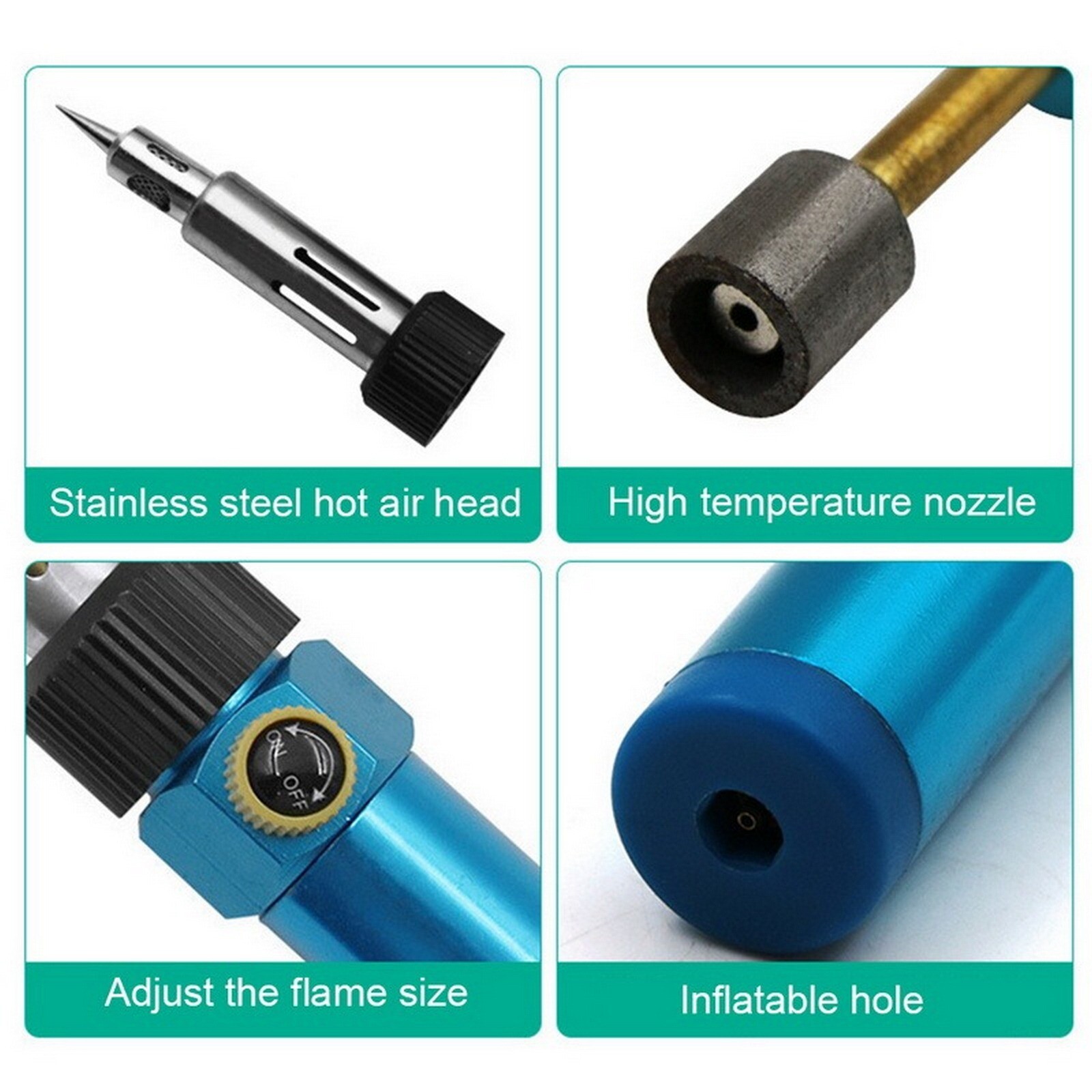 Multi-function Cordless Soldering Iron Gun Gas Solder Welding Pen Torch ...