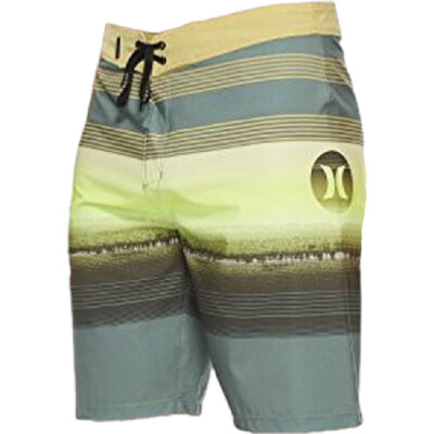 NWT Hurley Phantom Gaviota Swim 18" Boardshorts Clay Green Stripe, Size ...