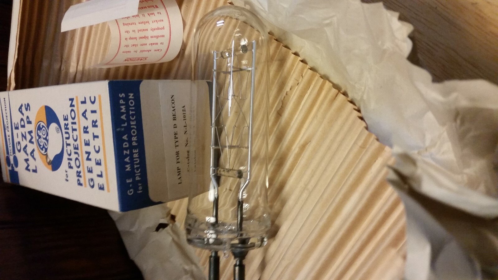 N-L-1012A vintage type d beacon bulb GE Mazda NOS 500w 110v | eBay