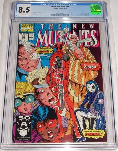 New Mutants #98 CGC 8.5 1st Deadpool App. Liefeld Cover | eBay