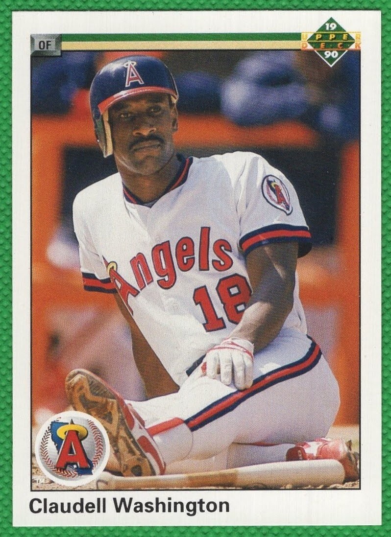 1990 Upper Deck - #395 Claudell Washington for sale online | eBay