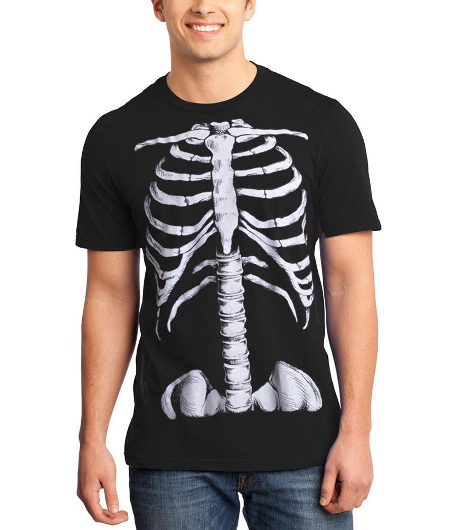 Skeleton Rib Cage Shirt Creepy Cute Skeleton T Shirt – BillingtonPix