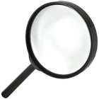 LARGE 9cm Magnifying Glass Handheld Magnifier 3X Lens Fine Print Map ...