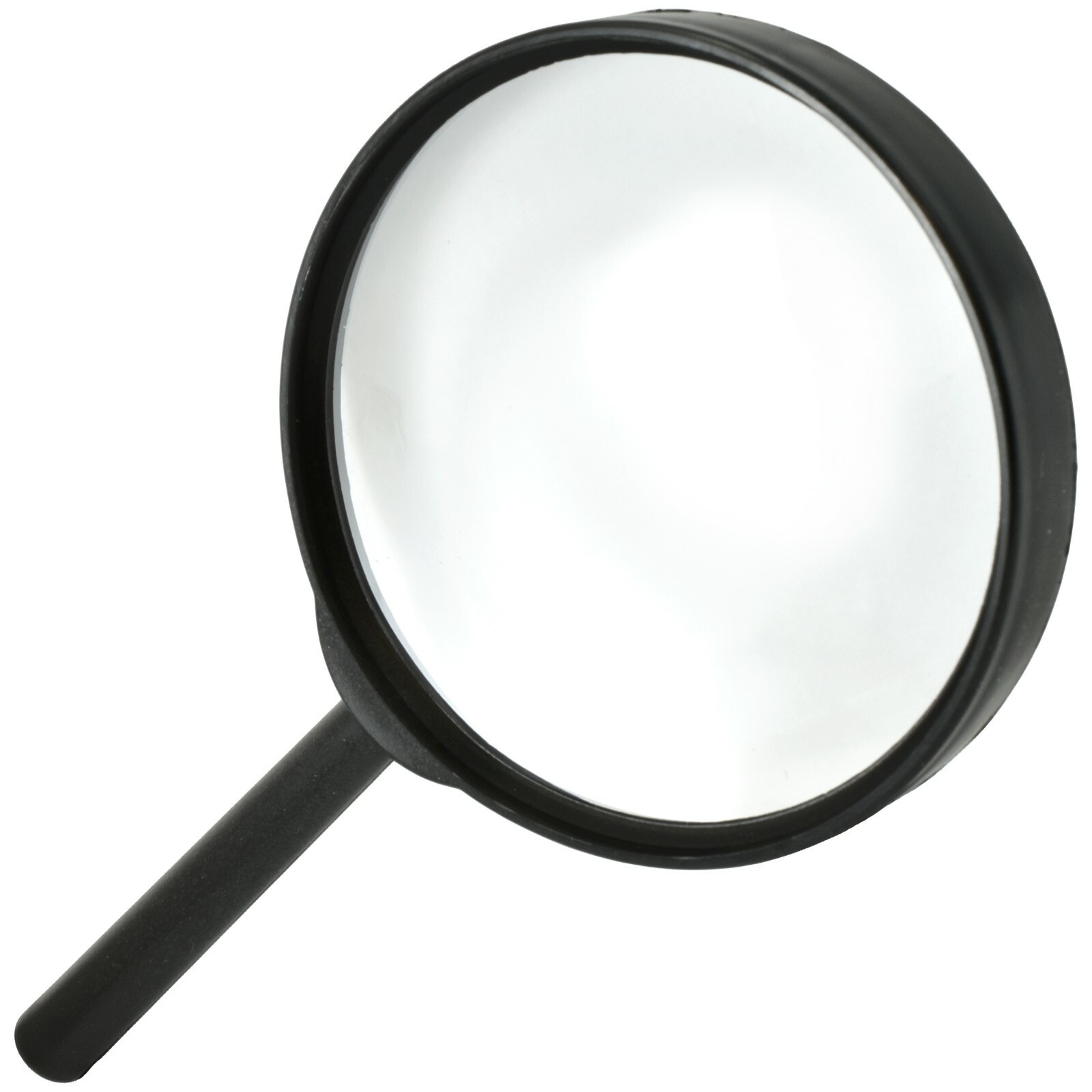 LARGE 9cm Magnifying Glass Handheld Magnifier 3X Lens Fine Print Map ...