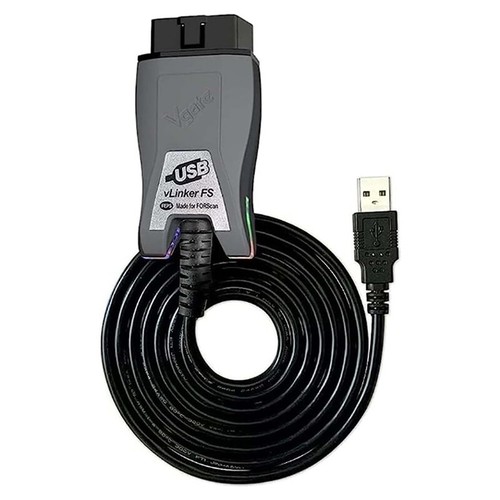 32Pin Vgate vLinker FS Fit Ford FORScan MS CAN OBD2 Adapter Cable USB ...