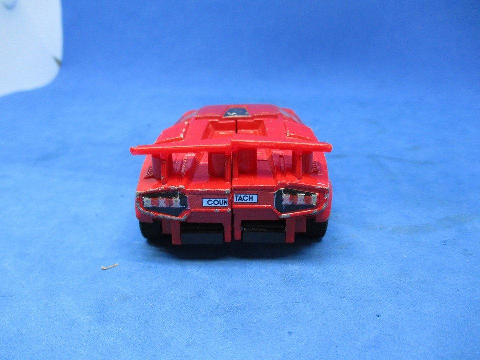 Vintage G1 Transformers Sideswipe Lamborghini 1984 Action Figure Takara ...