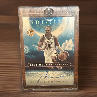 2024-25 Panini Origins Bennedict Mathurin/25 On Card Auto SSP #BMS-BEN ...