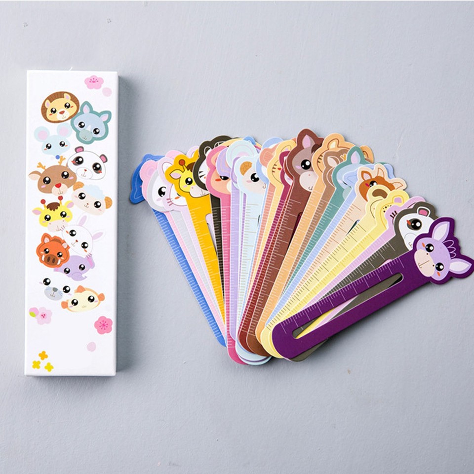 30pcs Animal Bookmark Cute Reading Ruler Cartoon Bookmarks For Kids ...