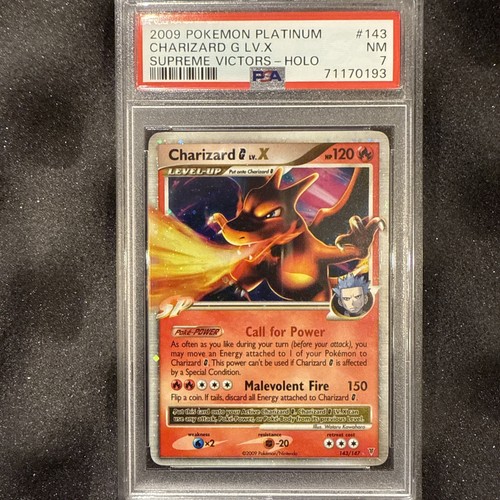PTCG Pokemon PSA7 NM Charizard G Lv.X Holo 2009 143/147 Supreme Victors ENG | eBay
