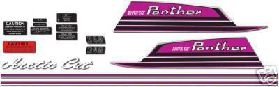 1971 ARCTIC CAT PANTHER 340 COMPLETE DECAL GRAPHIC KIT | eBay