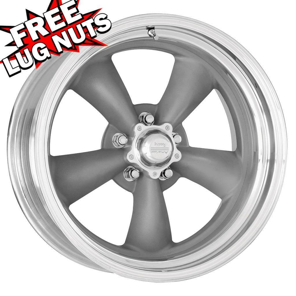 22 inch 22x11 American Racing VN215 GRAY wheels rims 5x4.5 5x114.3 +18 ...