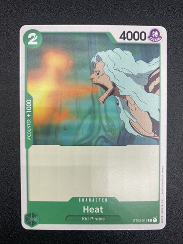 Heat - ST02-011 - NM - One Piece TCG | eBay