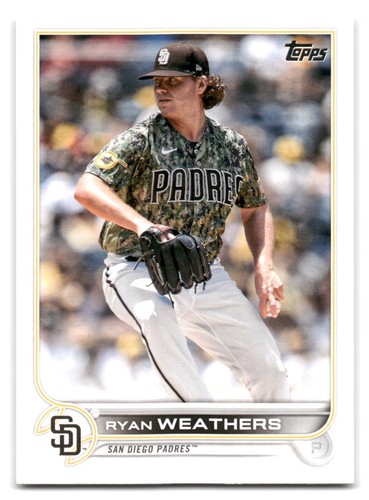 Ryan Weathers 2022 Topps #70 San Diego Padres BASEBALL | eBay