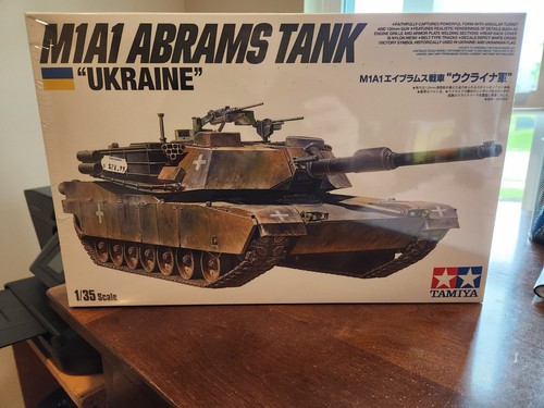 NEW, SEALED Tamiya 1/35 Scal Limited Product Ukraine M1A1 Abrams Tank ...