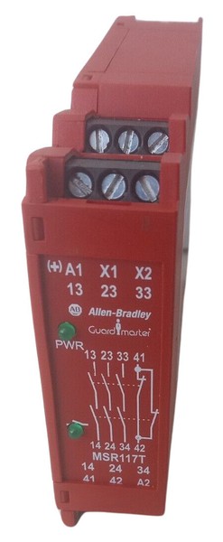 Allen-Bradley Guardmaster MSR117T 24V Safety Relay (440R-B23211) for ...