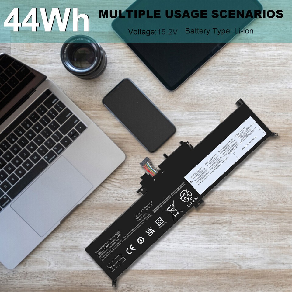 00HW027 01AV433 Battery for Lenovo ThinkPad X380 Yoga 260 370 X380 15 ...
