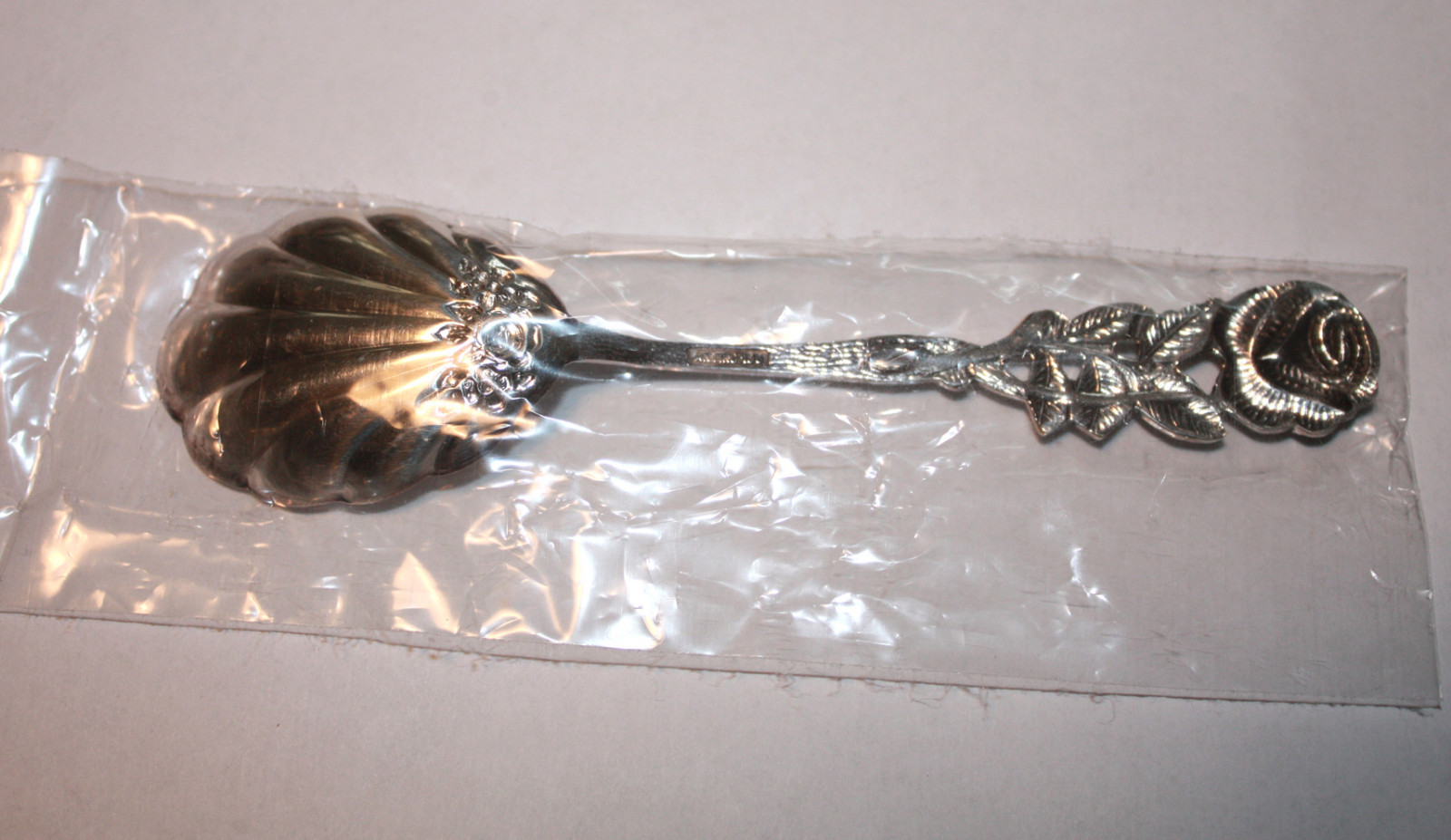 Hildesheimer Rose kleiner Löffel versilbert Antiko 100 Silberauflage 11 ...