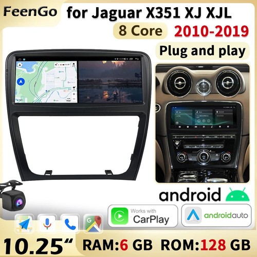 128G For Jaguar XJ XJL 2010-2019 Stereo Radio carplay Car Android GPS ...