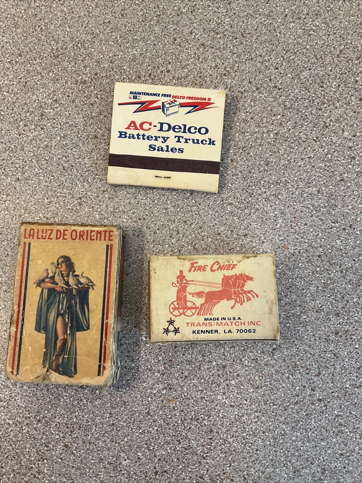 Vintage Lot Rare Cuba Pin-Up Matchbox Fire Chief Matches Advertising ...