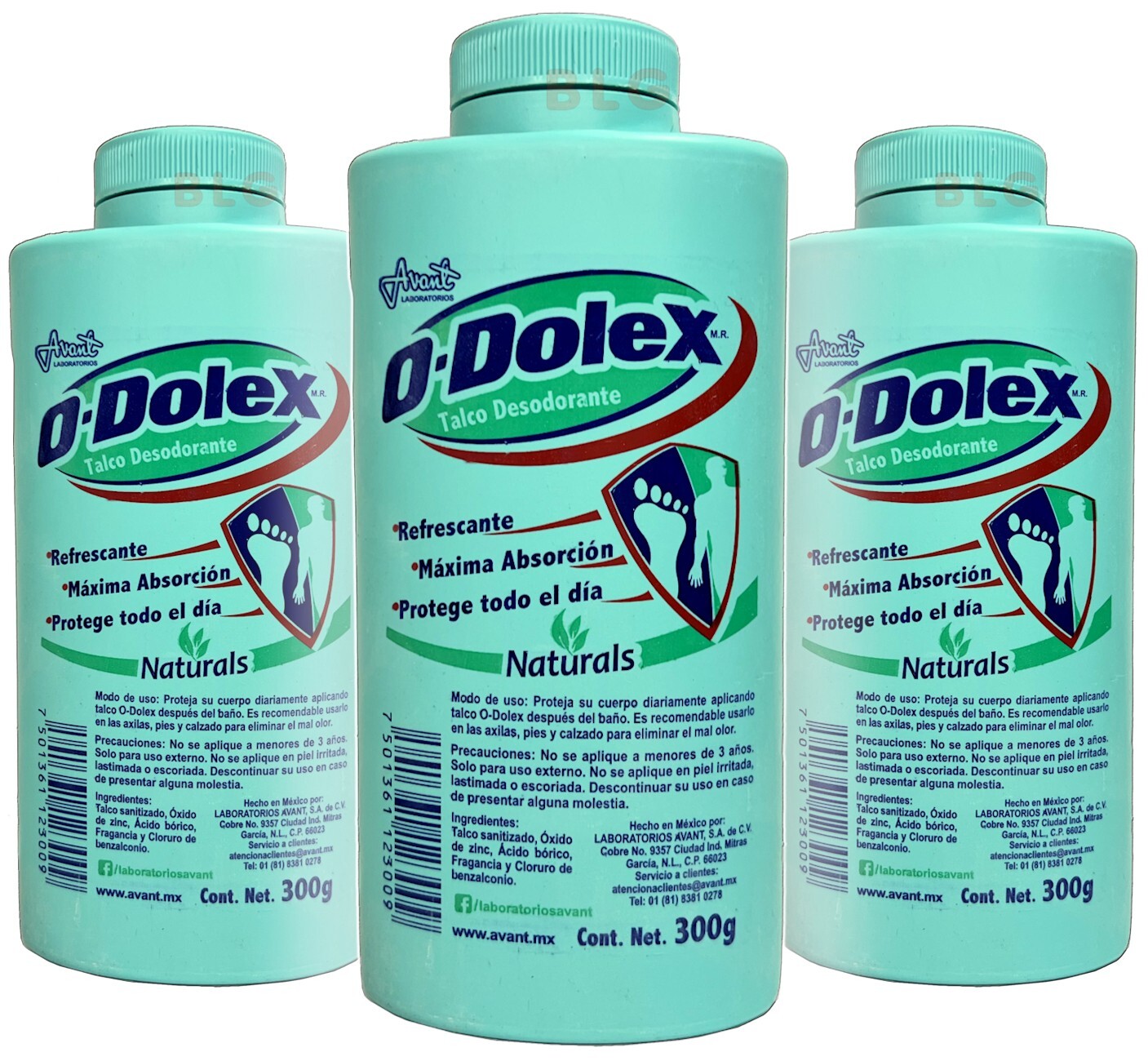 O DOLEX Natural TALCO DEODORANT TALCUM POWDER Feet Odor Talco ...