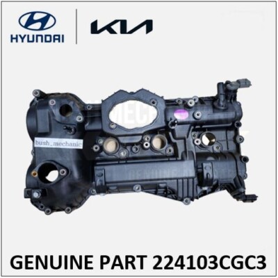 GENUINE OEM Hyundai Kia Rocker & Valve Cover LH 224103CGC3 Sedona ...
