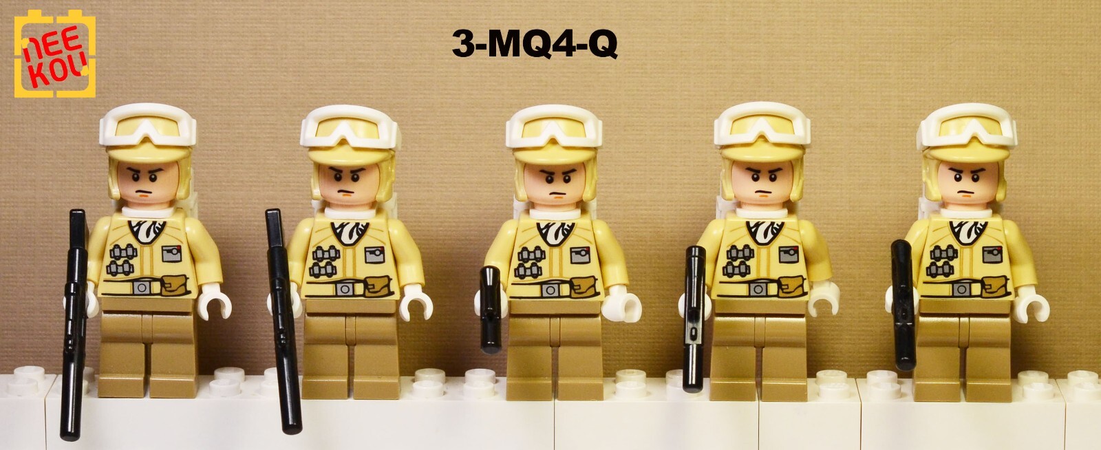 Lego Star Wars Hoth Rebel Trooper Officer Minifigures Lot of 5 w ...