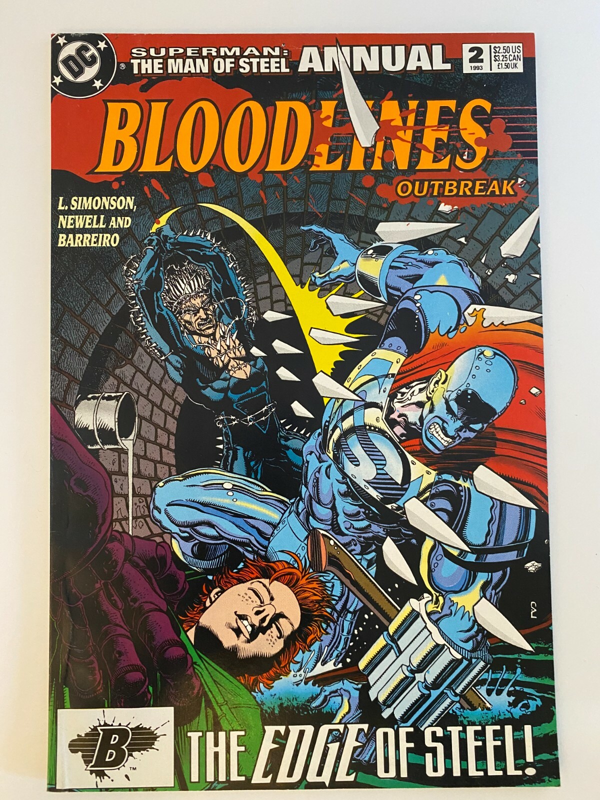 1993 DC Comics Superman The Man of Steel Bloodlines #2 Annual | eBay