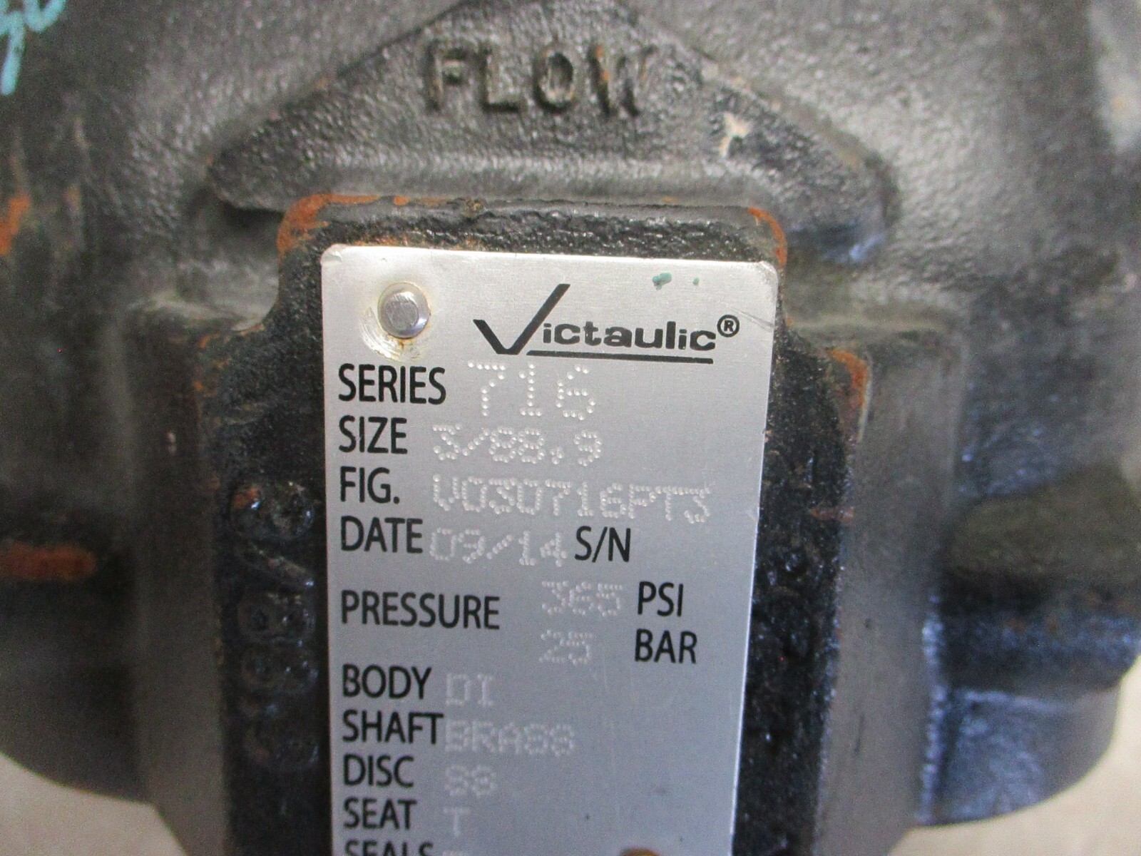 Victaulic Style 716 Swing Check Valve 3" Grooved Both Ends, 365-psi WOG ...