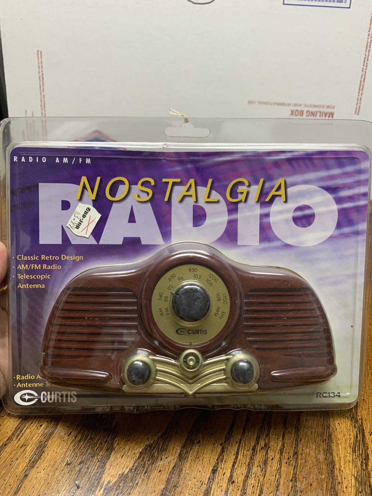 Rare Red Curtis Portable AM/FM Radio Model # RC134 - | eBay