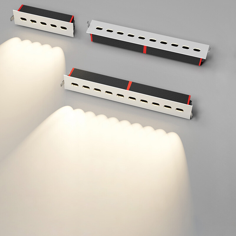 LED Linear Ceiling Light Living Room Recessed Eye Protection Grille ...