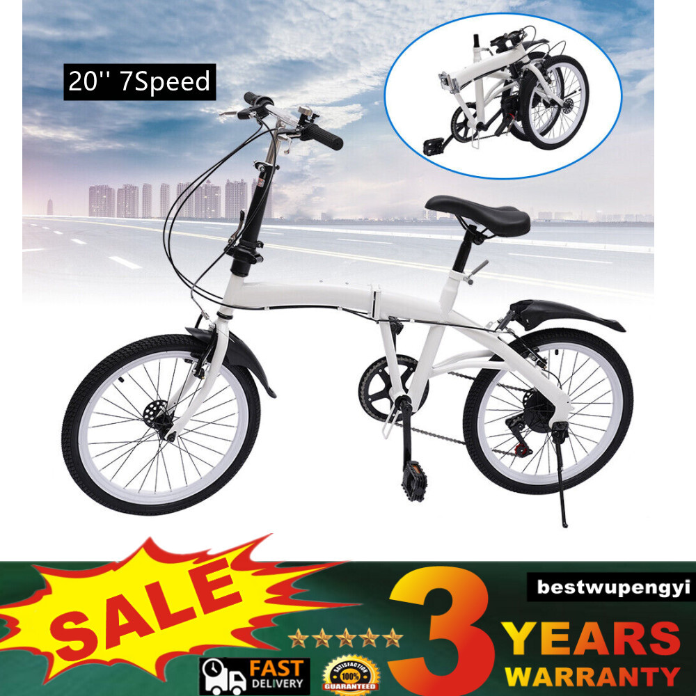 Foldable Bike Adult TESUGN 20 Inch For Adult 6 Speed Bike Compact City ...