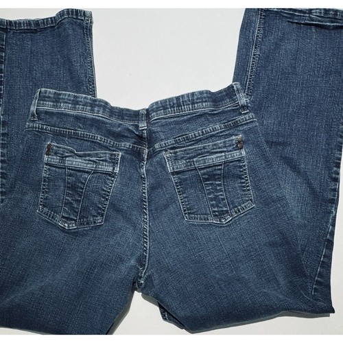 Lee Comfort Waistband Stretch Straight Blue Jeans Size 36x30 small ...