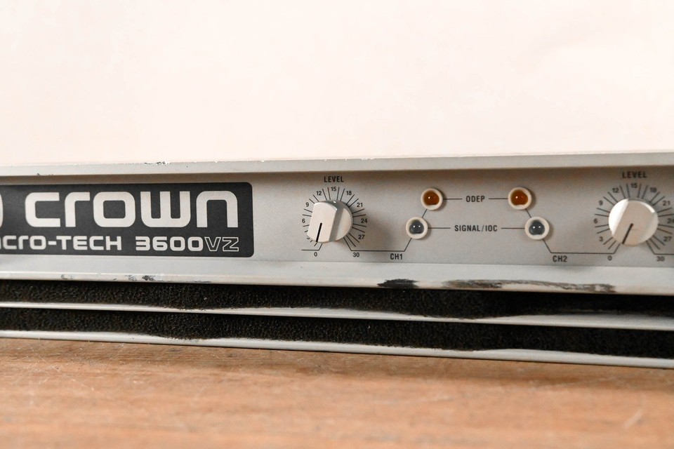 Crown Macro-Tech 3600VZ 2-Channel Power Amplifier CG01VSB | eBay