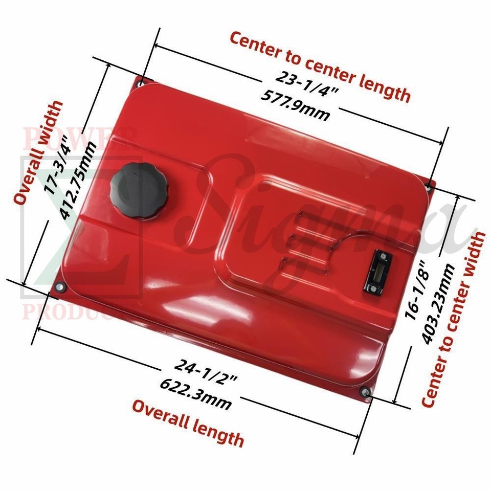 30L Fuel Tank w/ Bottom Vent for Predator 7000/8750 Watt Non-Inverter ...