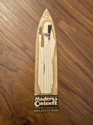 Rare Antique Maderas de Oriente Myrurgia Barcelona Perfume Bookmark | eBay