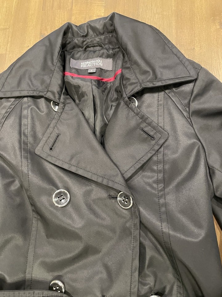 Kenneth Cole Women's Size Small Trench Coat B1 580 | eBay