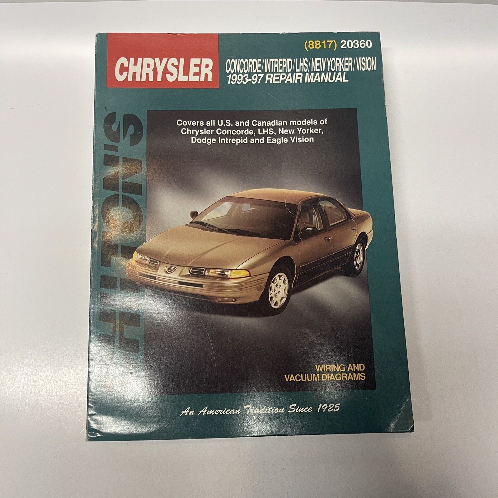 Chilton Chrysler Concorde Intrepid New Yorker LHS Vision 1993-1997 ...