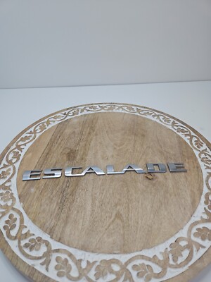 2002-2014 CADILLAC ESCALADE CHROME EMBLEM LOGO BADGE SIGN SYMBOL ...