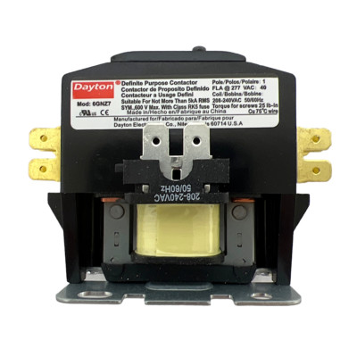 Dayton 6GNZ7 40A 1PH 208/240V AC Non-Reversing Definite Purpose ...