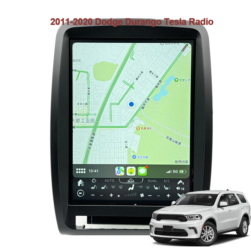 For Dodge Durango 2011-2020 Tesla Screen Carplay GPS Navi Android Radio ...