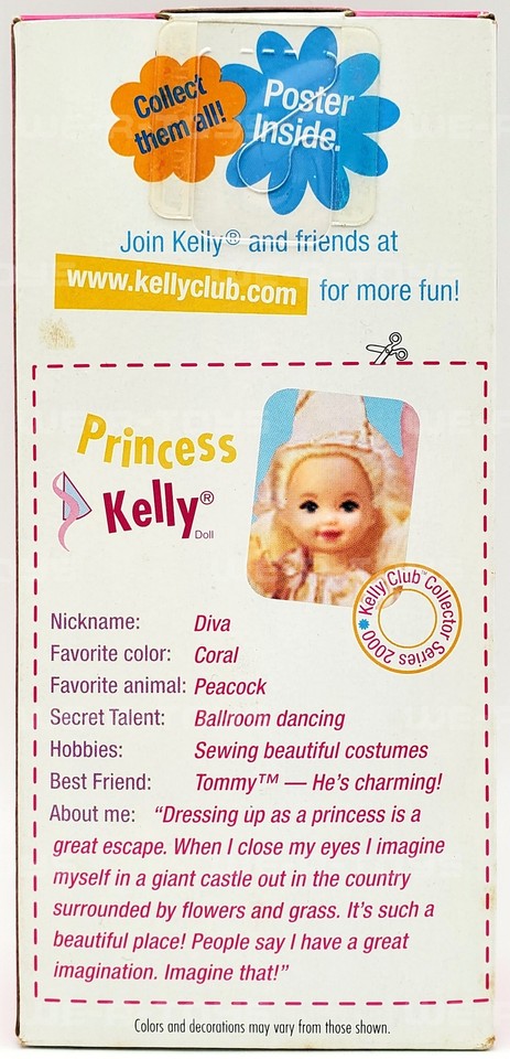 Barbie Princess Kelly Blonde Kelly Club Collector Series Mattel 1999 ...