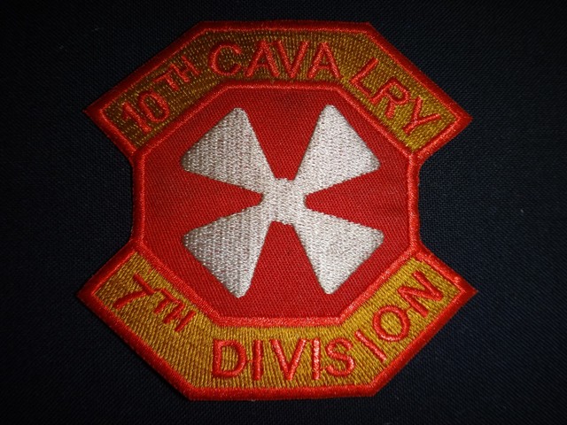 US Army 10th CAVALRY Regiment 7th DIVISION Patch | eBay