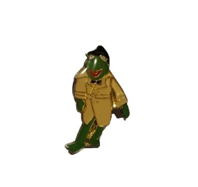 Vintage Kermit the Frog Enamel Lapel Pin / Muppets | eBay