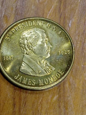 5th President James Monroe Coin/token | eBay