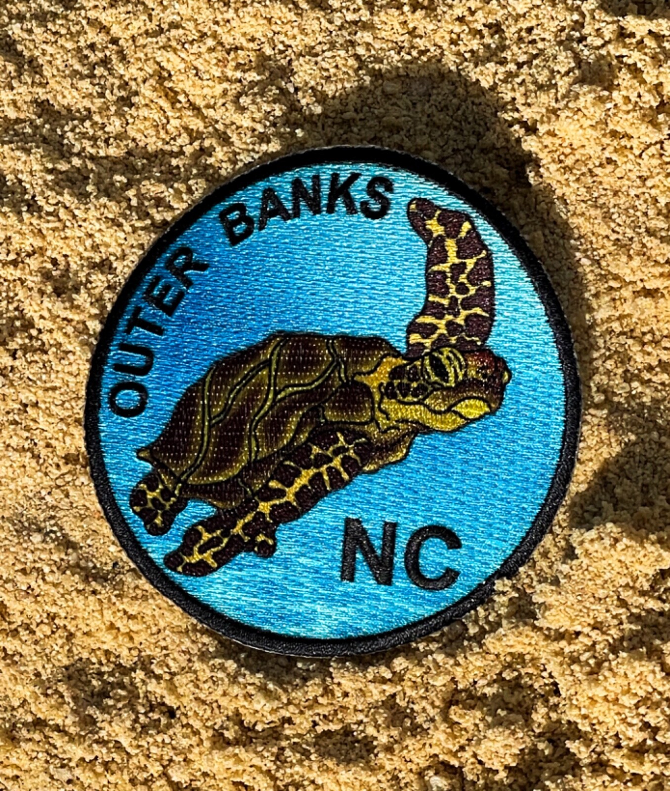 OBX, Outer Banks NC Embroidered Turtle Souvenir Patch | eBay